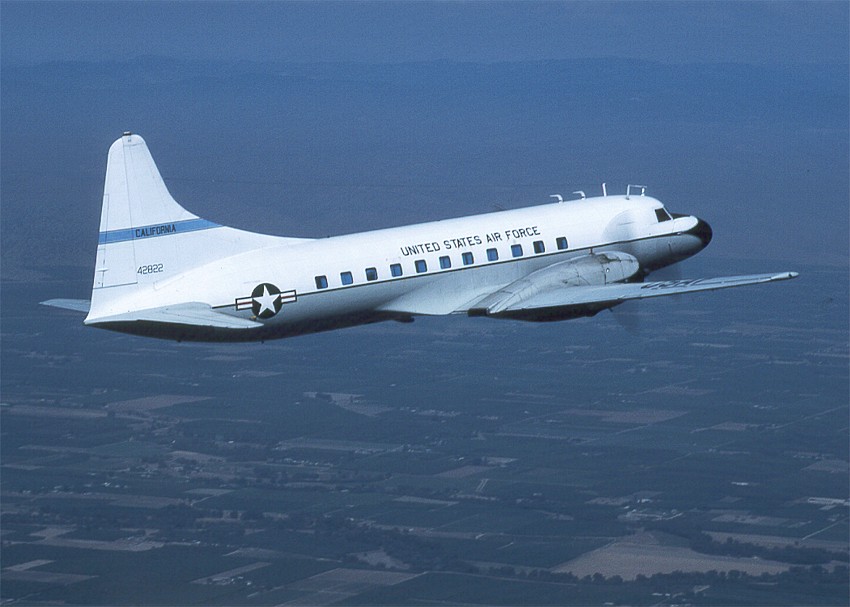 Henry Tenby - USAF C131 42822 Air-to-Air Photography