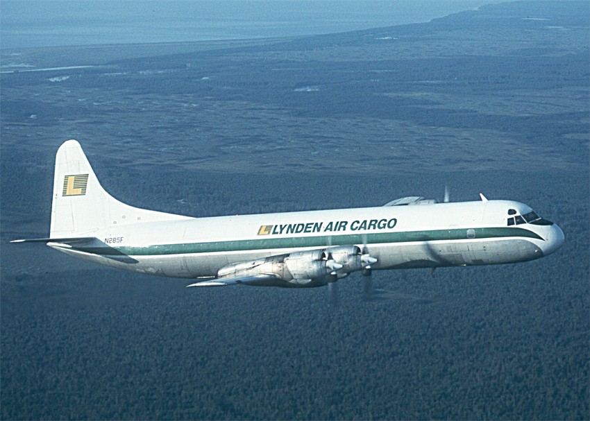 Henry Tenby - Lynden Air Cargo Lockheed L188 Electra N285F Air-to-Air ...